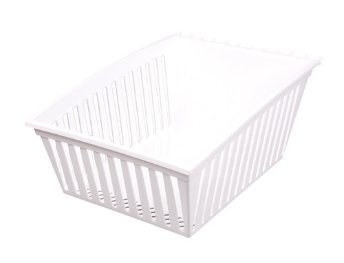 CrateBox Tilt Big Slatwall Slatgrid Plastic Bin Unihook - BCB-05P04