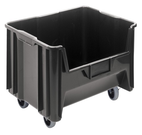 Mobile Plastic Stack Container - QGH705MOB - 15-1/4 x 19-7/8 x 12-7/16