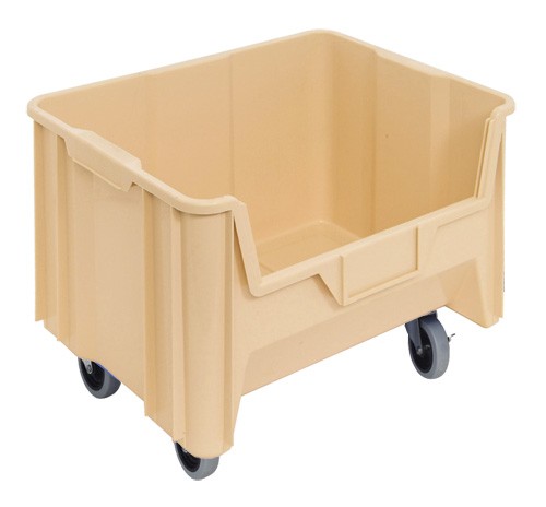 Mobile Plastic Stack Container - QGH705MOB - 15-1/4 x 19-7/8 x 12-7/16
